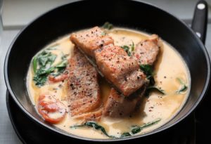 Tuscan Fish With Cannelini Beans, Tomatoes, & Spinach - Blog