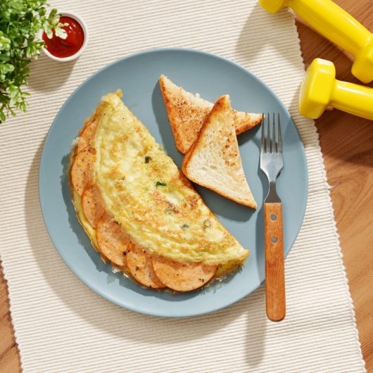 Salami Omelette Recipe | Omelette Recipe | Salami Recipe - Blog